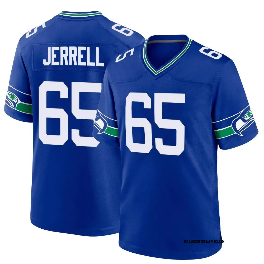 Game Royal Men's Michael Jerrell Seattle Seahawks Throwback Jersey ...