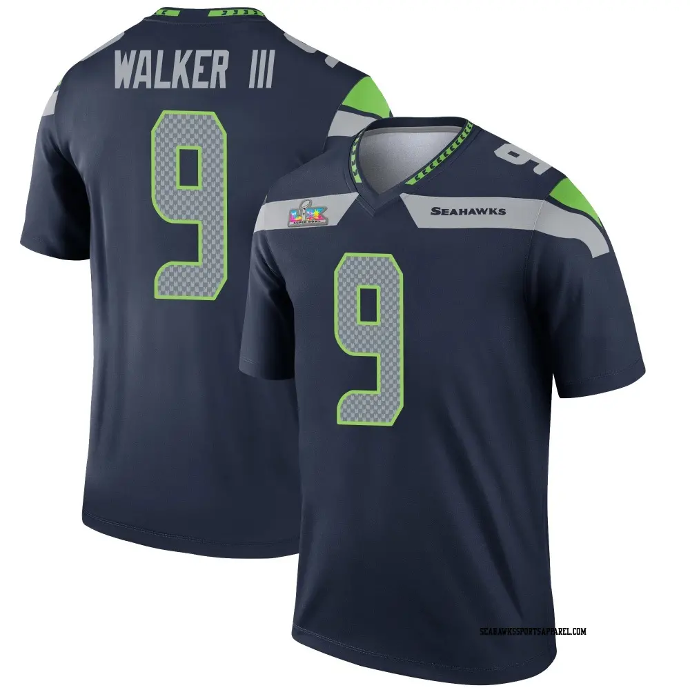 Legend Navy Youth Kenneth Walker III Seattle Seahawks Super Bowl LX ...